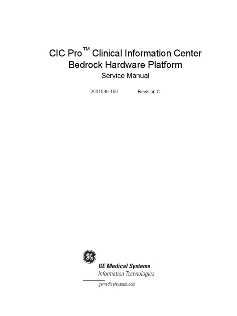 CENTRAL DE MONITORIZACION Datex Ohmeda Ge CIC-Pro Clinical Center ...