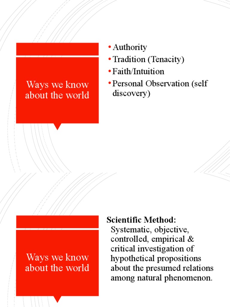 Week 2 Lecture 1 | PDF | Science | Empirical Evidence Week 2 Lecture 1 | PDF | Science | Empirical Evidence