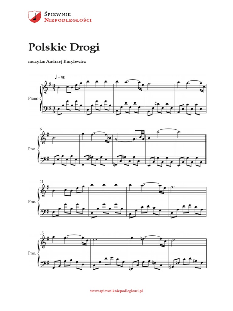 Polskie Drogi Nuty PDF | PDF
