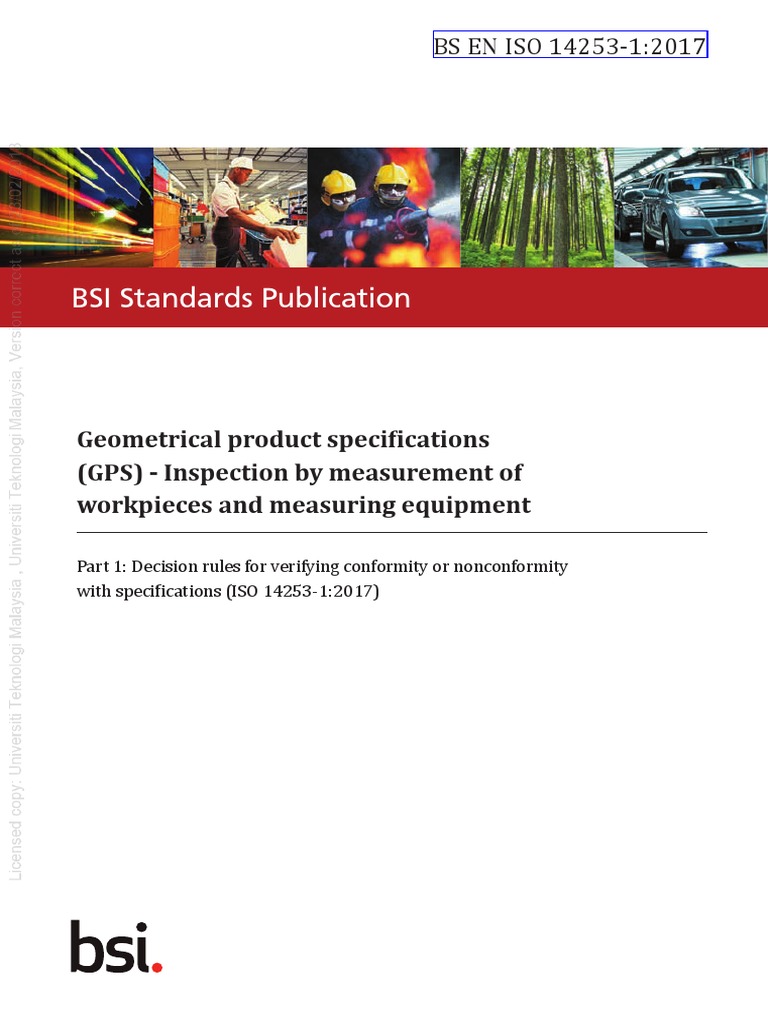 BS EN ISO 14253 12017 (The British Standards Institution) (Z-Library ...