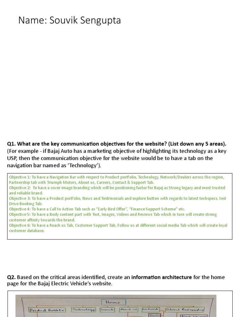 Exhibit-BajajAutoProject+ (1) - Souvik Sengupta | PDF