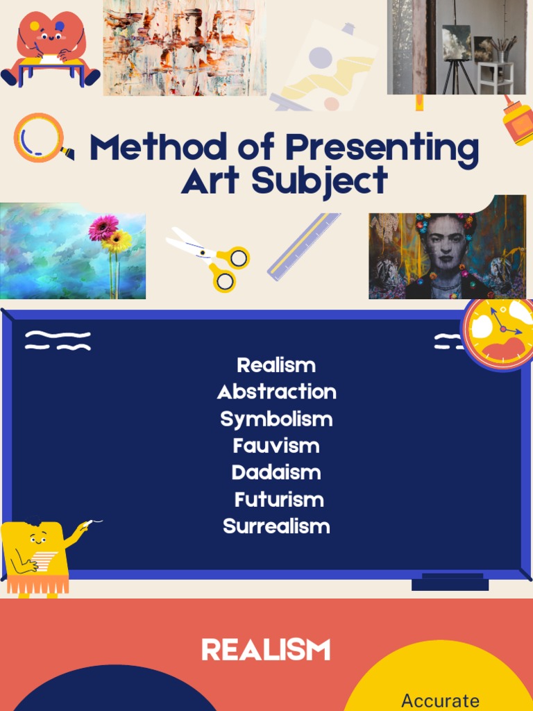 Art Presentation Methods Explained | PDF | Realism (Arts) | Abstract Art