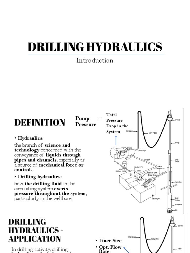 Drilling Hydraulics Optimization Guide | PDF | Shear Stress | Fluid Dynamics