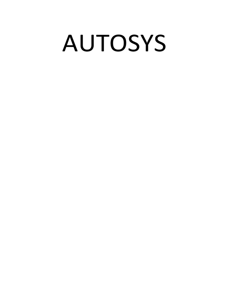 Autosys Pdf