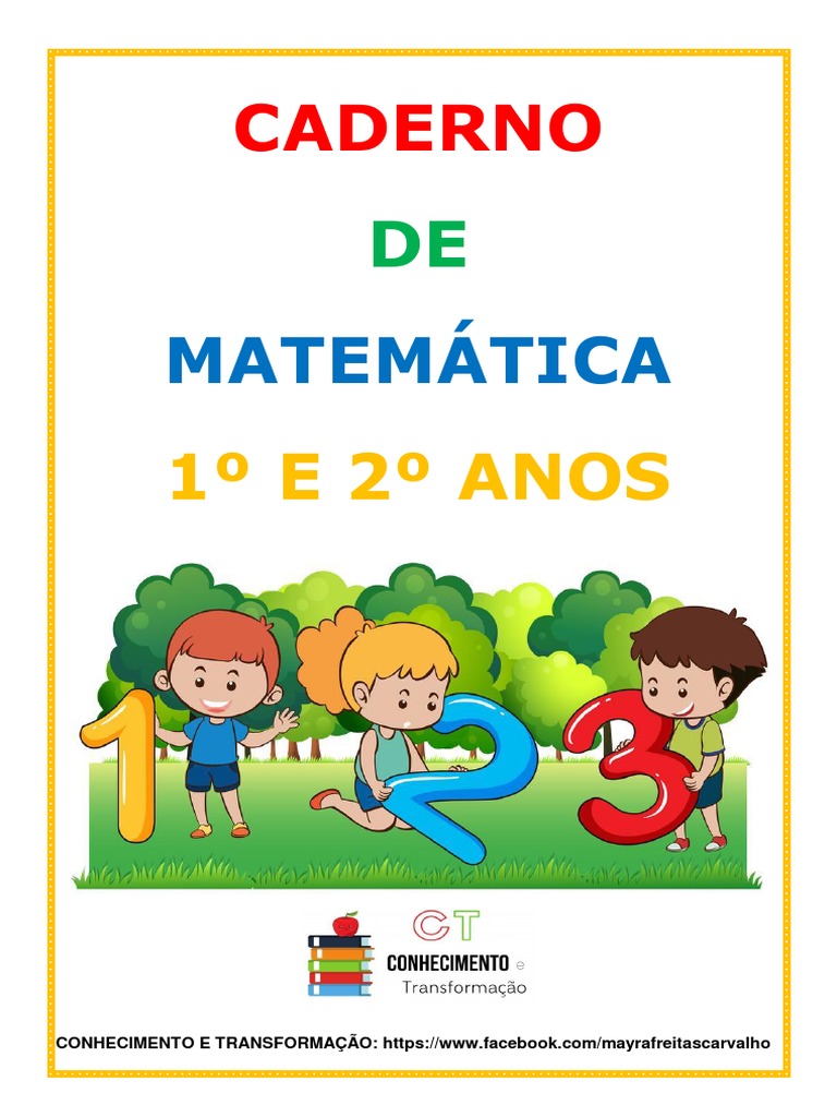 Caderno de atividades matemáticas 1o e 2o anos | PDF