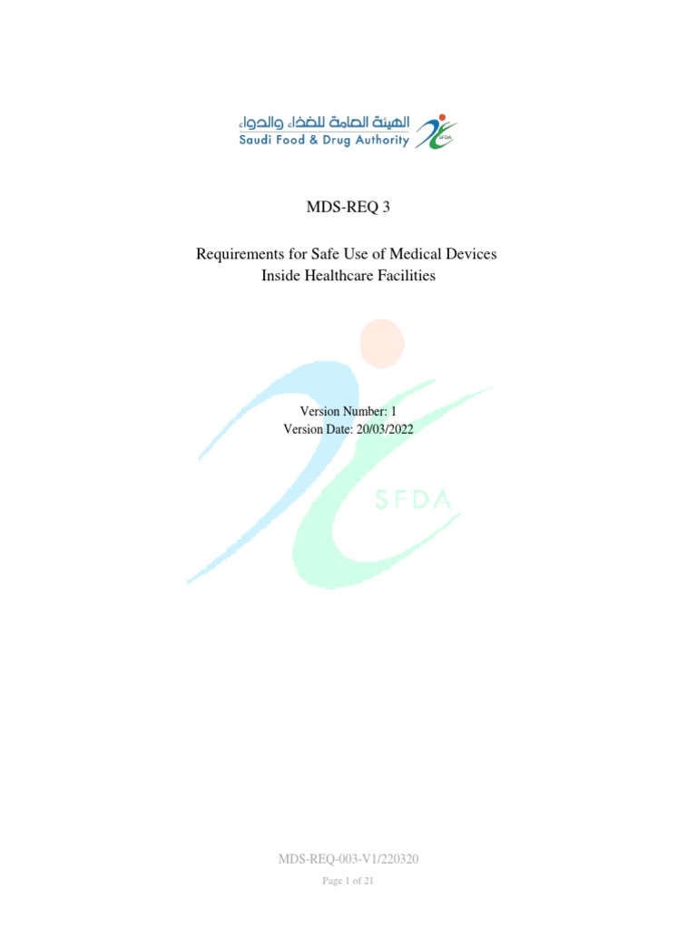 Requirements for Safe Use of Medical Devices | PDF | Medical Device | Ionizing Radiation