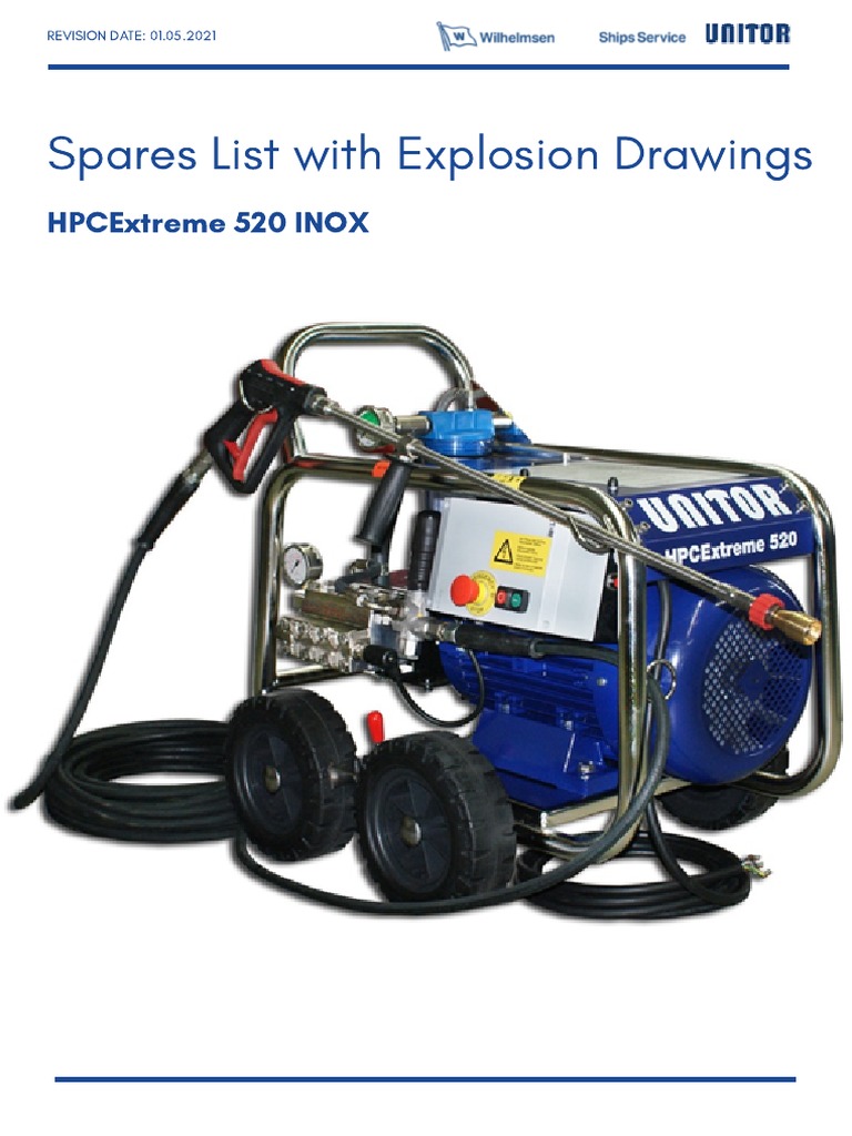 HPCE 520 Spares List and Explosion Drawings | PDF | Technology ...