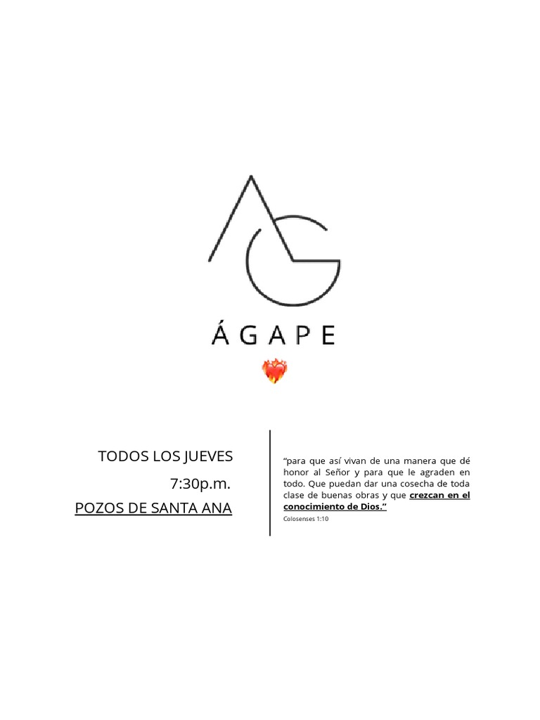 Invitación Ágape | PDF