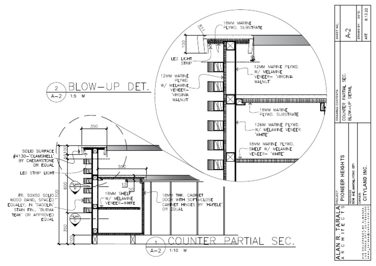 Reception Counter Fin Details-A-2 | PDF