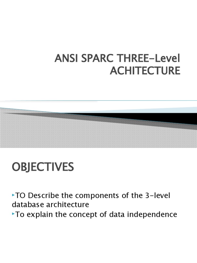 Three Level Architecture | Download Free PDF | Databases | Conceptual Model