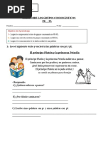 Guia de Aprendizaje Grupos Consonanticos | PDF