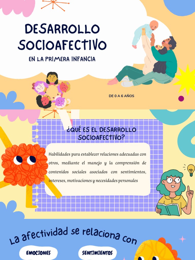 Desarrollo Socioafectivo | PDF | Teoría de apego | Sicología