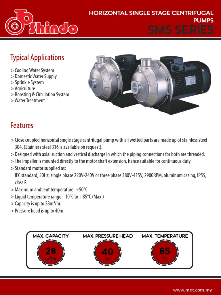 SMS Flyer | PDF | Pump | Hydraulics