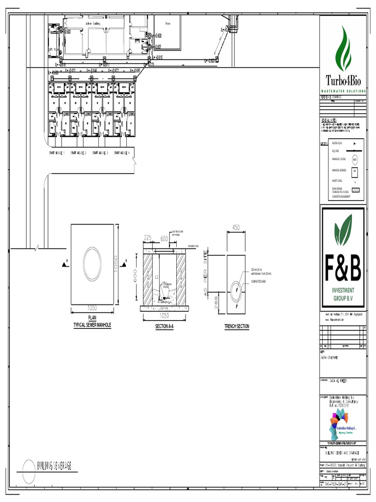 PB 28-12-04-21 Site Drainage Plan-01 Sewer Layout | PDF | Building ...