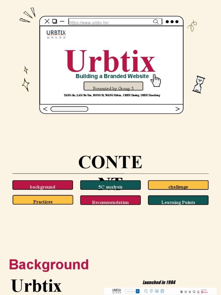 Urbtix Group 5 | PDF | Websites | Usability