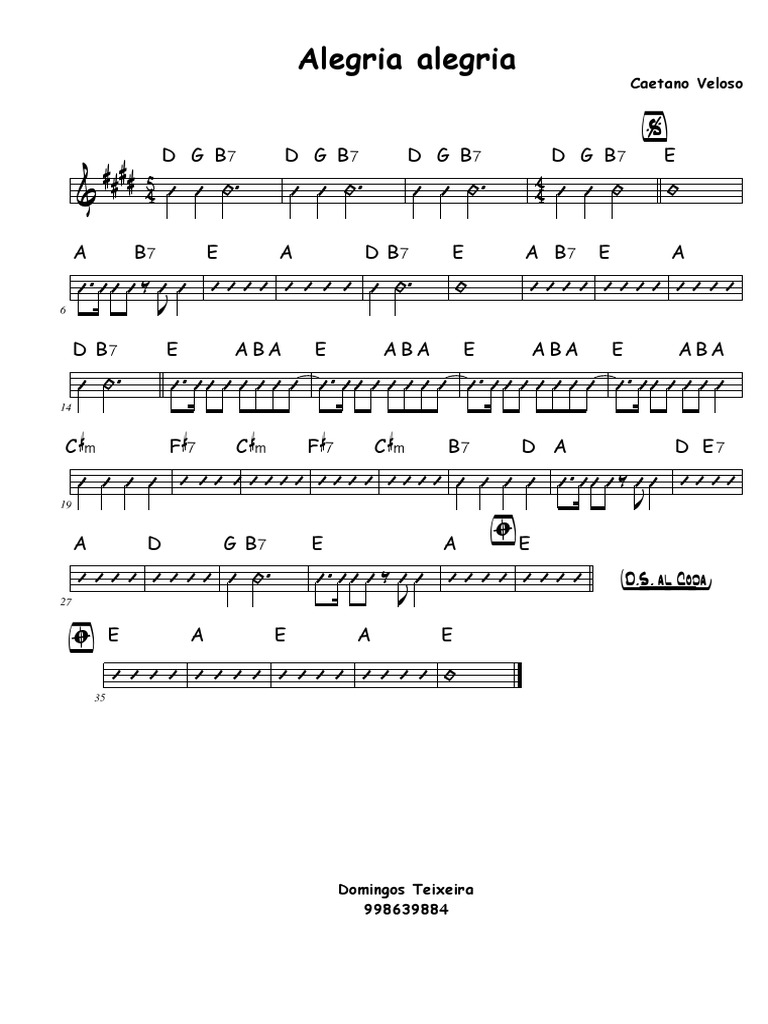 Alegria Alegria | PDF