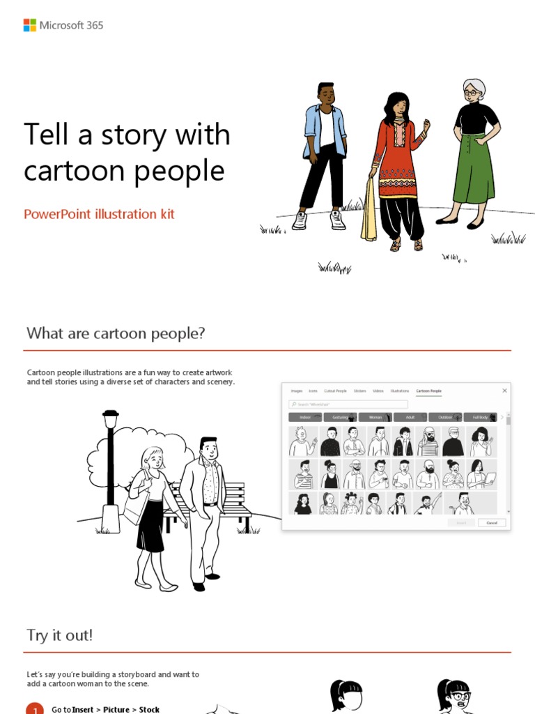 Cartoon People Tutorial | PDF