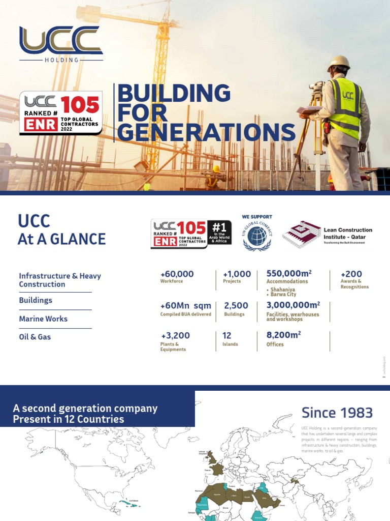 Building for Generations: An Overview of UCC Holding's Global ...