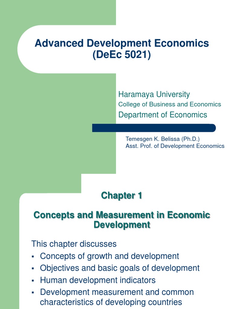 GDP and Economic Development Measures | PDF | Human Development Index ...