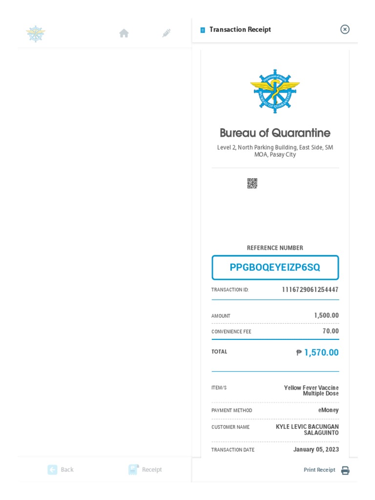 Boq Medical Services Obs™ PDF | PDF | Receipt | Public Health