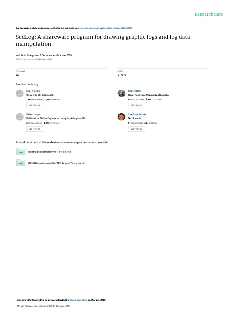 SedLog A Shareware Program For Drawing Graphic Log | PDF | Java (Programming Language) | Java ...