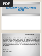 Barangay Profile Template | PDF