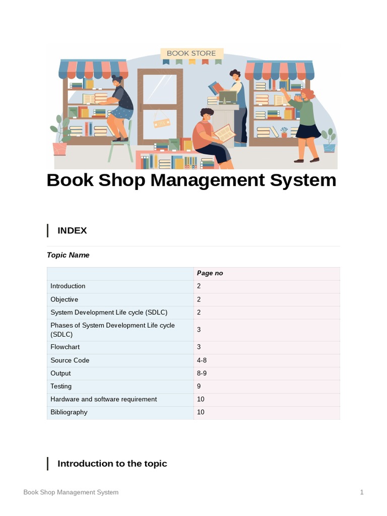 Book_Shop_Management_System | PDF | Software | Databases