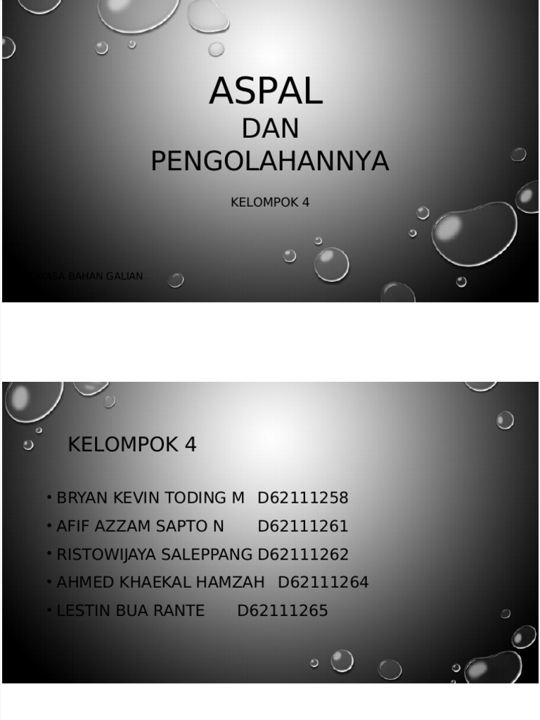 Ppt-Aspal | PDF