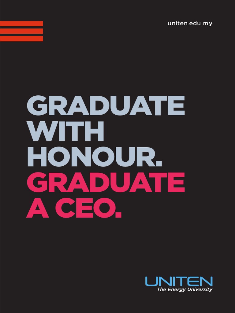 UNITEN Information Booklet PDF | PDF | Engineering | Electrical Engineering