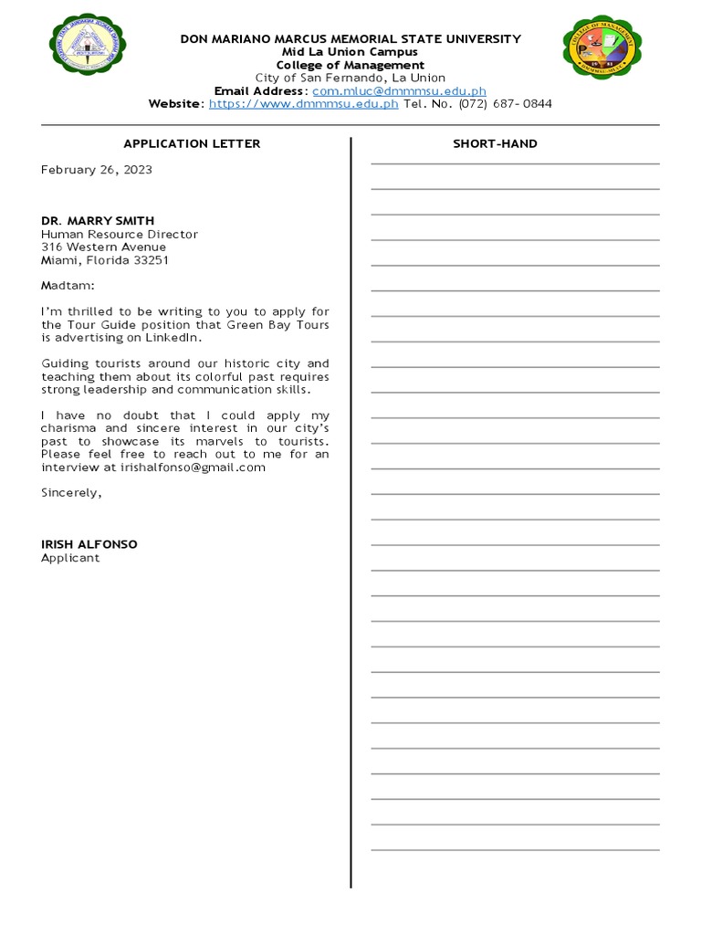 Official Business Letter | PDF | Business