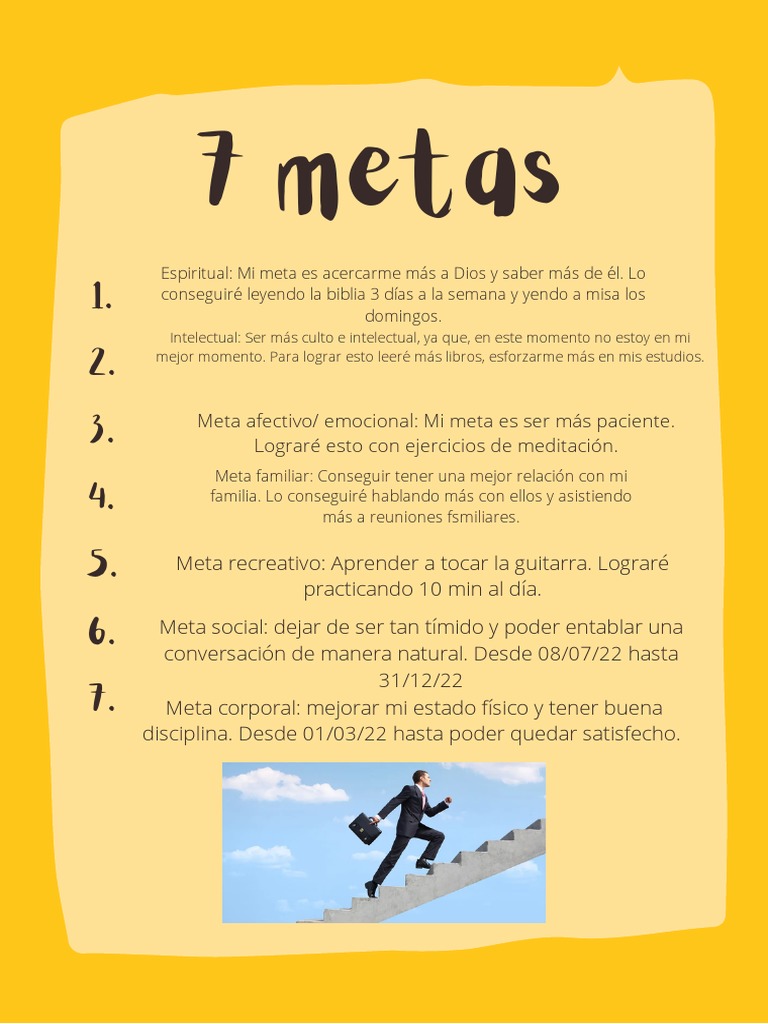 Beige Magenta Planificador Metas A4 | PDF