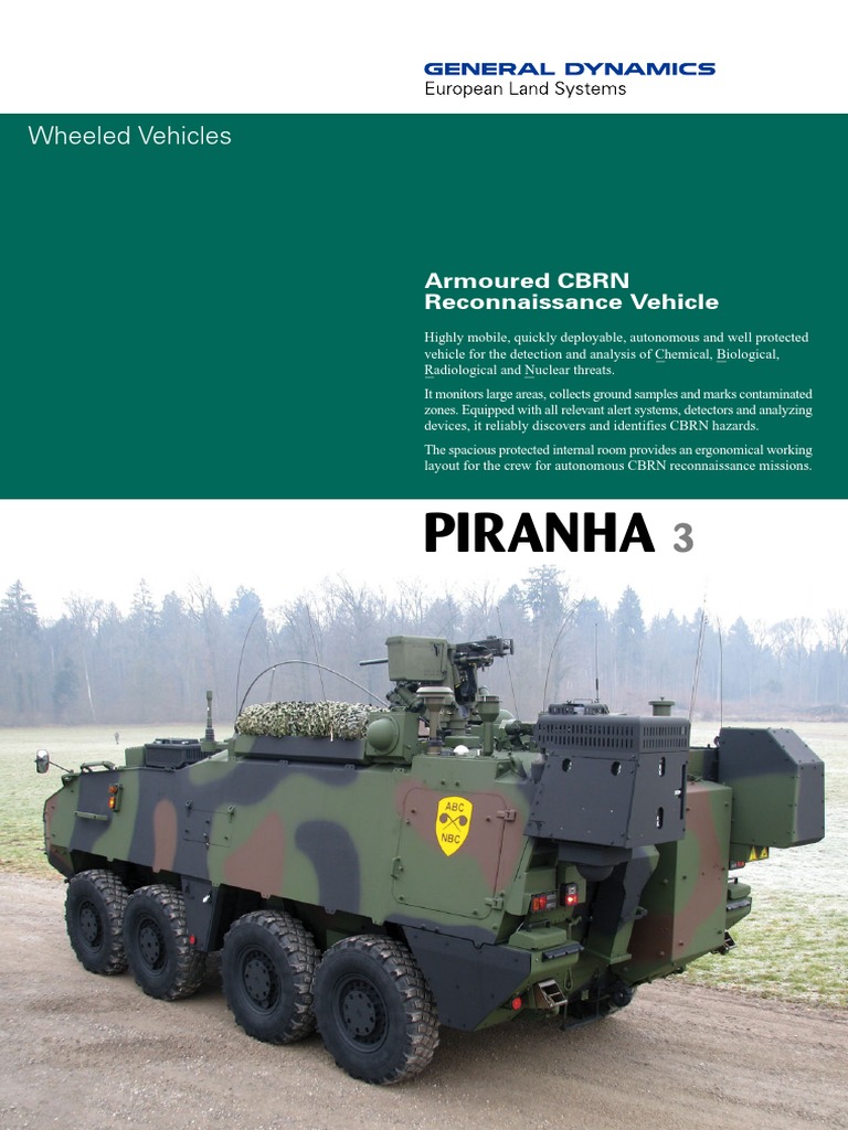 Piranha 3 | PDF | Cbrn Defense | Vehicles