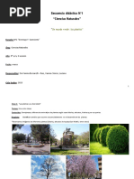 Secuencia Didactica. Los Cambios en Las Plantas A Lo Largo Del Año ...