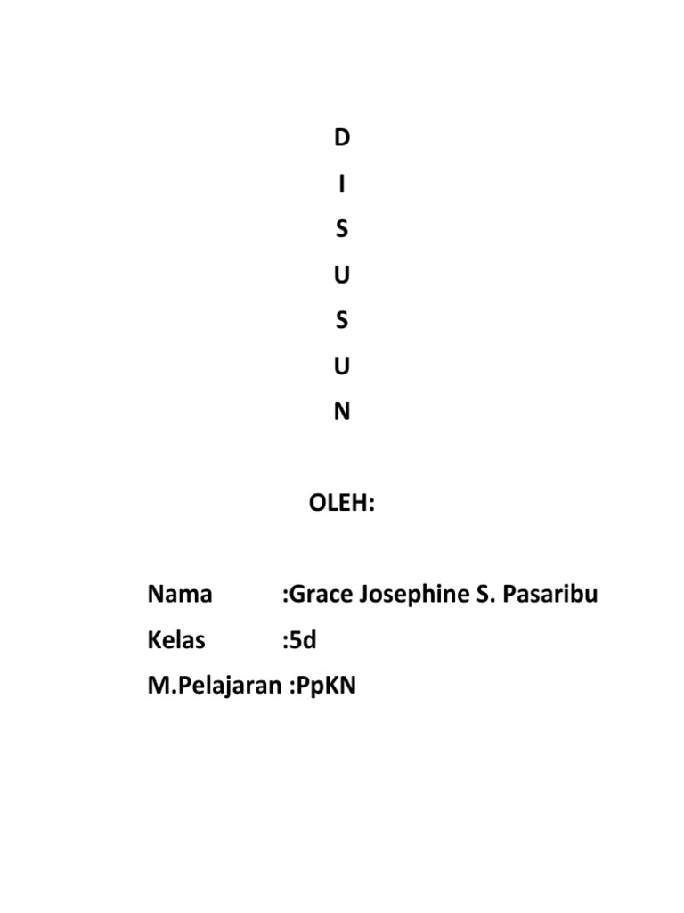 Grace Pasaribu | PDF