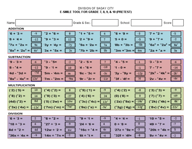 E-SMILE-TOOL-HS-anskey | PDF