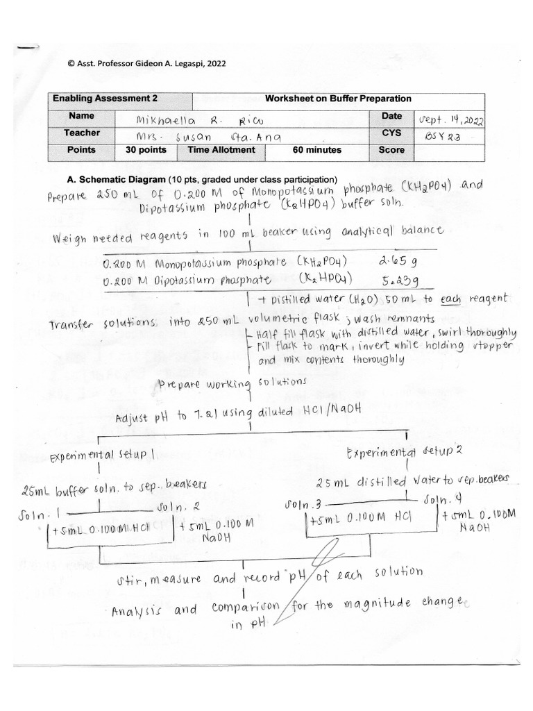 Buffer Preparation PDF | PDF