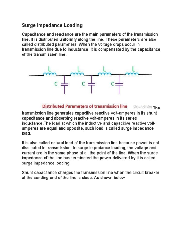 Surge Impedence Loading | PDF