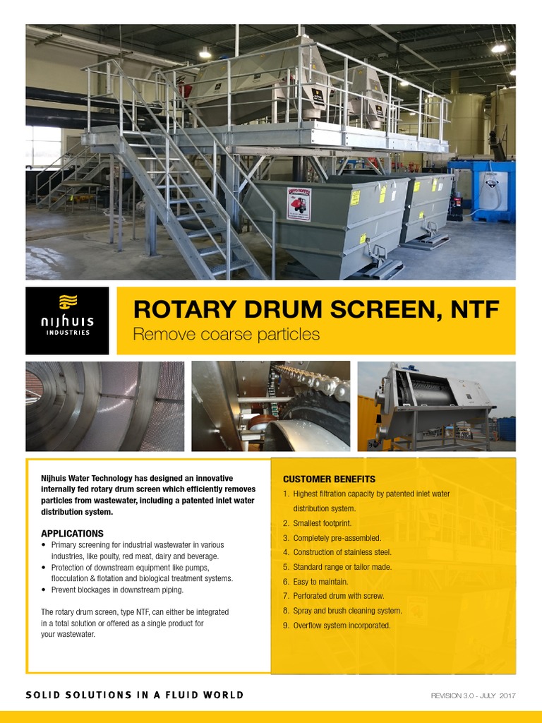 Product-Sheet Filter NTF DIGITAL | PDF | Water Treatment | Process ...