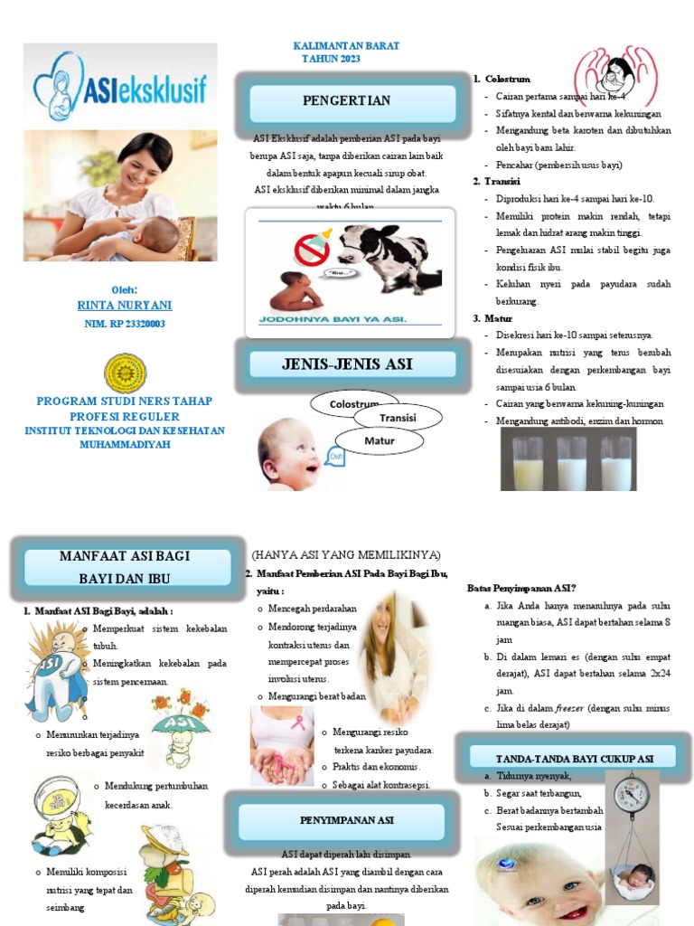 Leaflet ASI Eksklusif RINTA | PDF