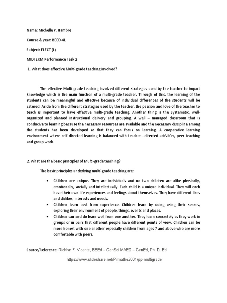 ELECT - Midterm Performance Task 2 | PDF