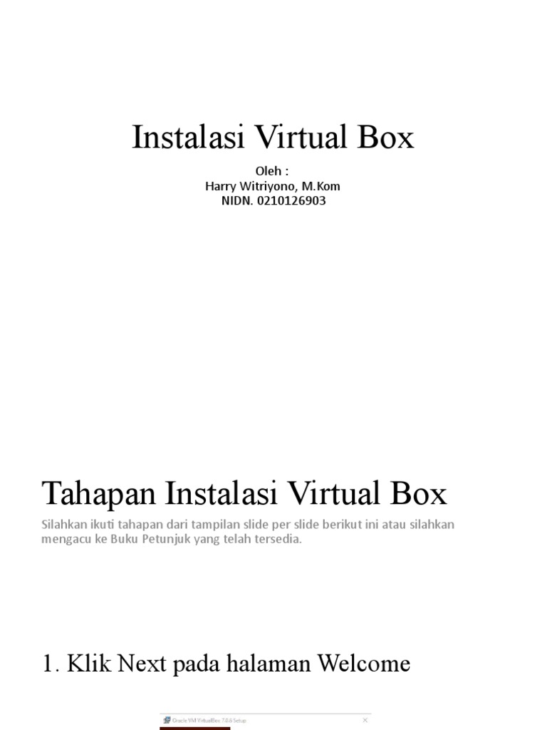 Instalasi Virtual Box | PDF | Griya & Taman