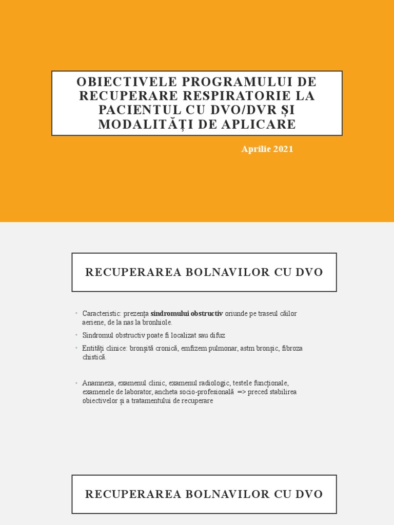 Recuperarea in Dvo, DVR | PDF