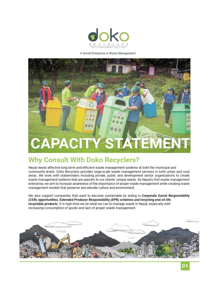 Doko Recyclers Capacity Statement 2021 | PDF | Electronic Waste | Recycling