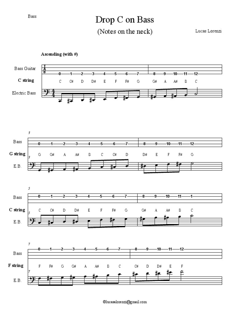 Drop C - Notes | PDF