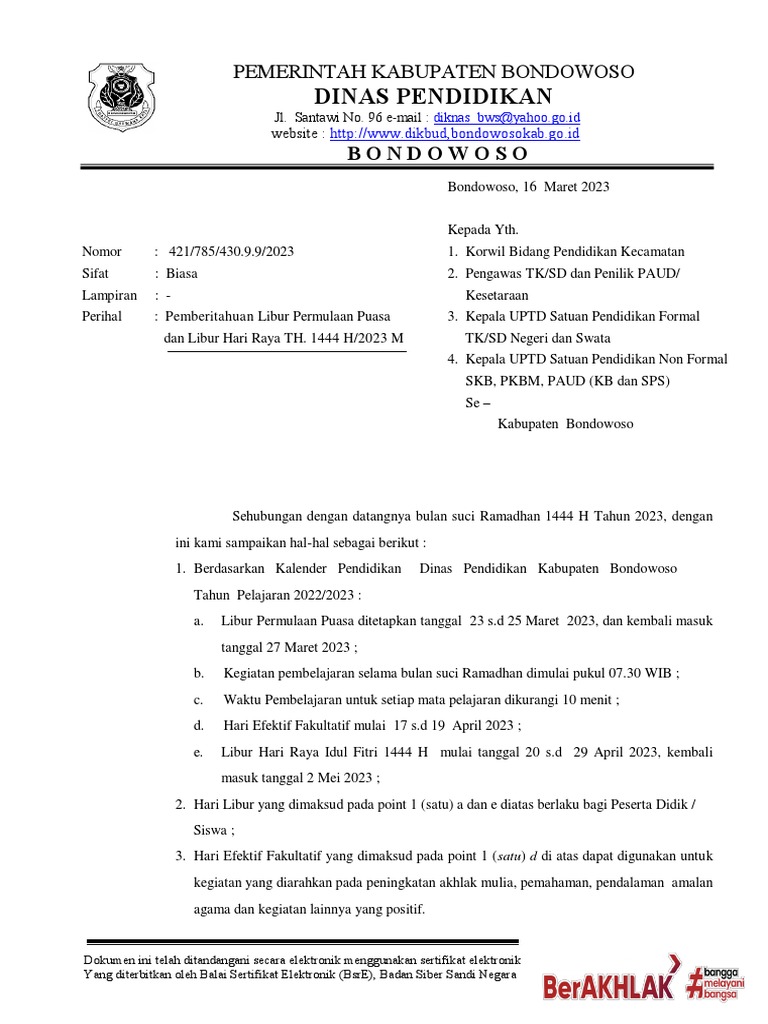 SURAT LPP DAN LHR 2023 - Signed PDF | PDF
