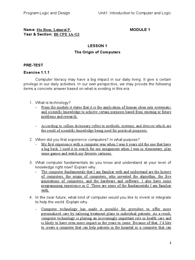PLD Module 1 Template | PDF | Input/Output | Random Access Memory