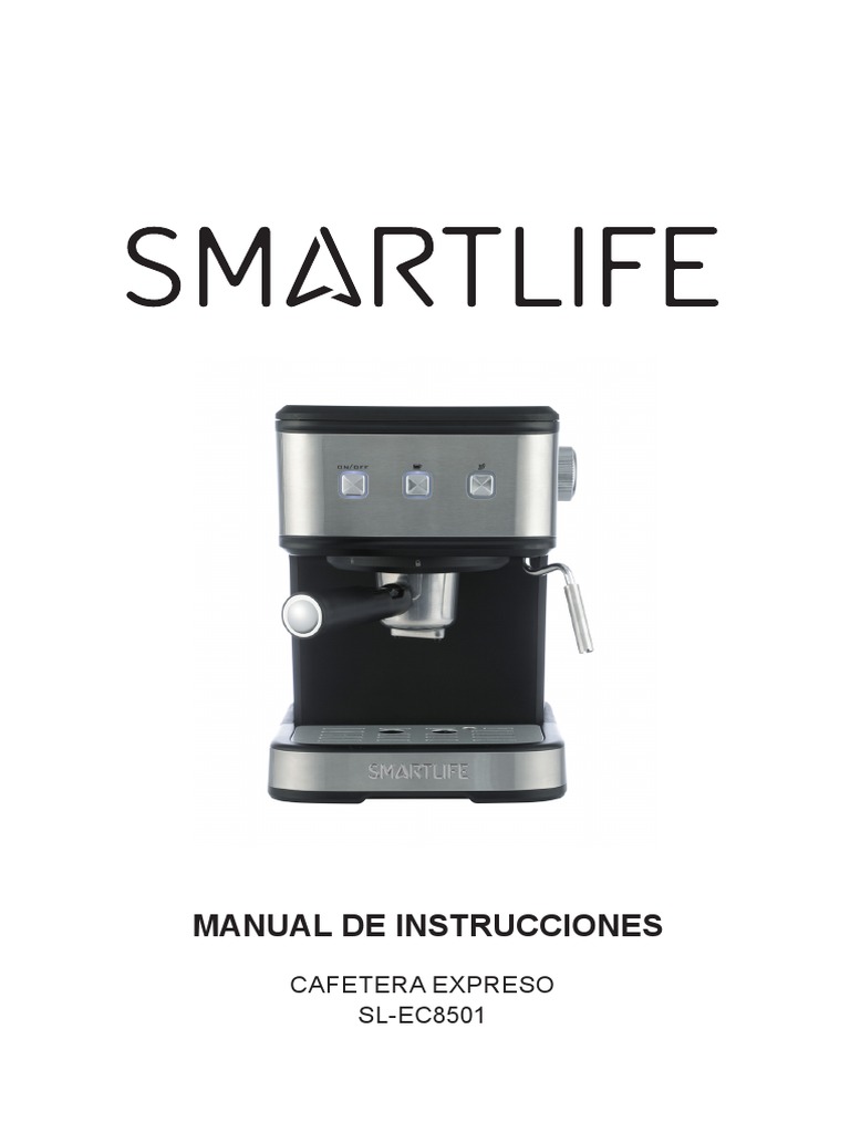 Manual Cafetera Expreso SLEC85012021 | PDF | café | Agua