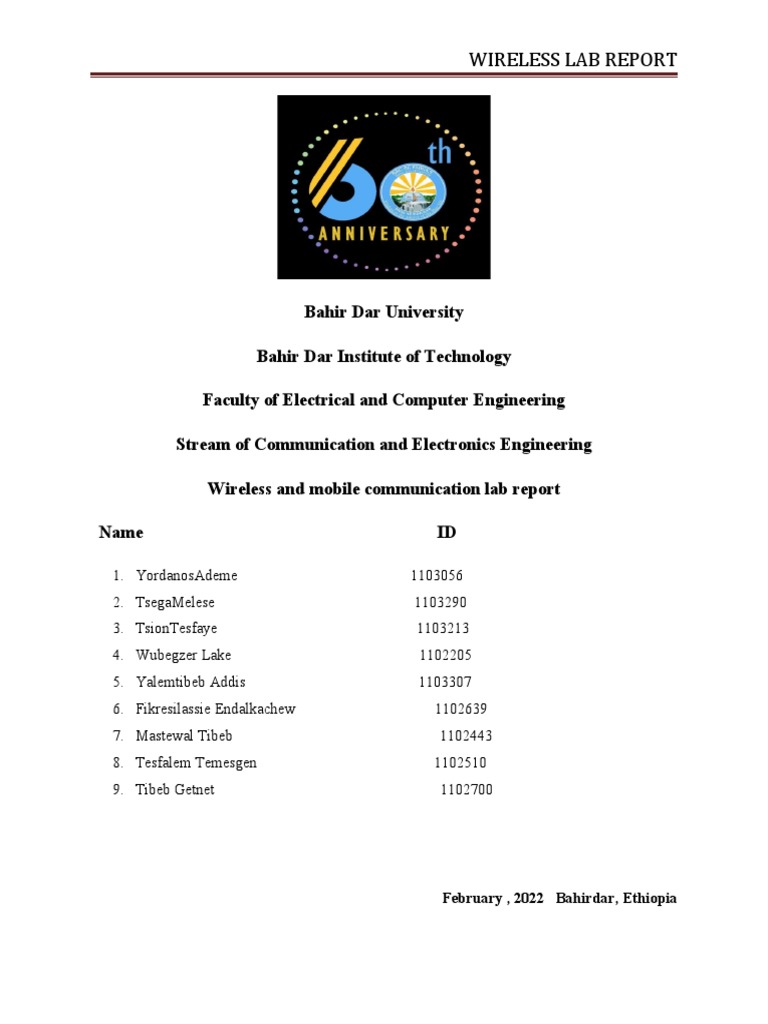 Wireless Lab Report: Modulation & Simulation | PDF | Modulation | Radio Technology
