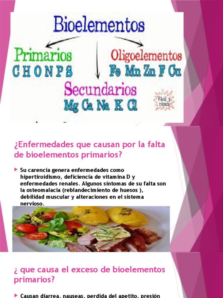 BIOELEMENTOS | Descargar gratis PDF | Calcio | Sodio