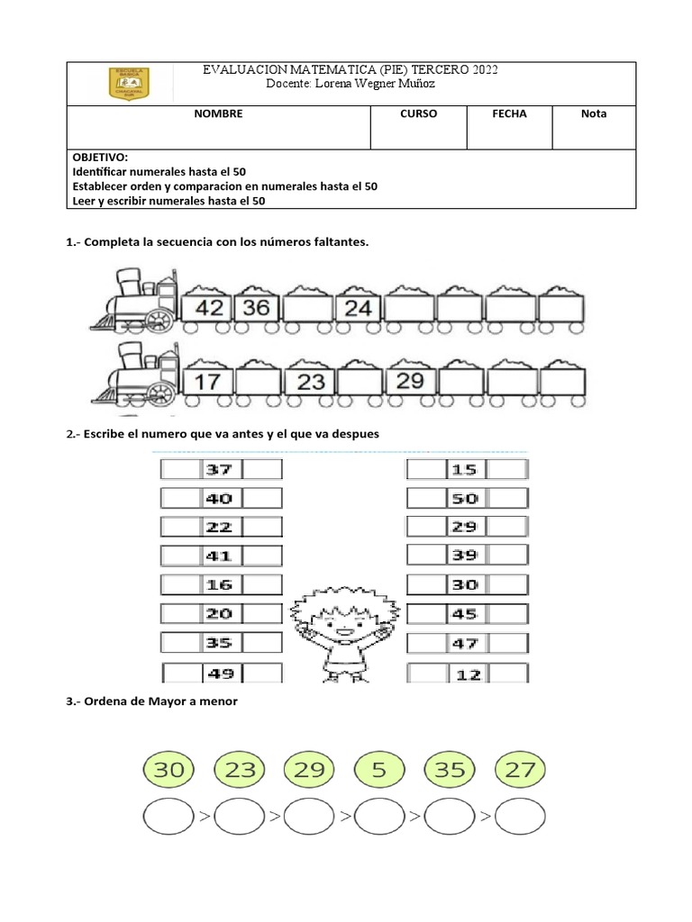 Eva Mate 3ero Hasta El 50 | PDF